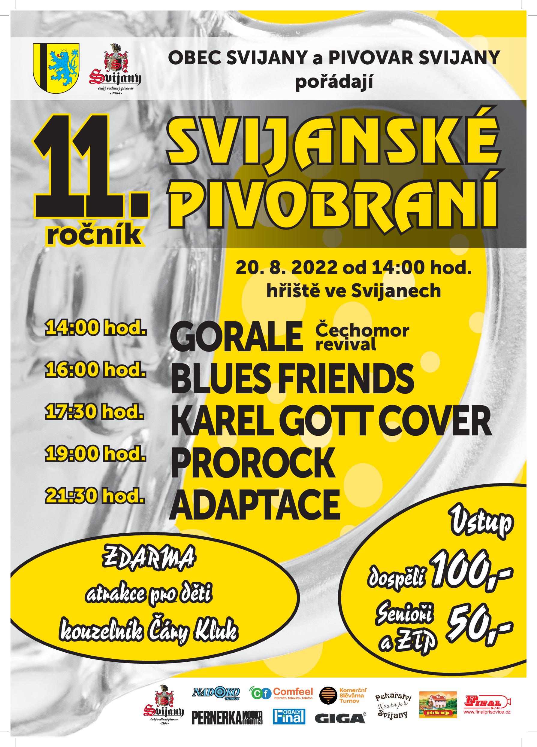 11. Svijanské pivobraní – Obec Svijany