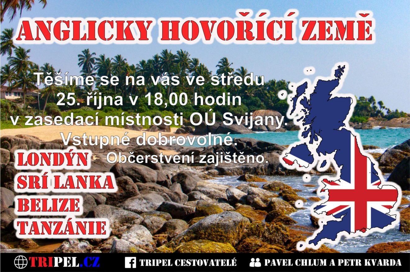 Anglicky hovořící země – TRIPEL – Pavel Chlum a Petr Kvarda – Obec Svijany